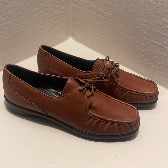 SAS | Shoes | Sas Petra Lace Up Loafer Leather In Brown With Removable ...
